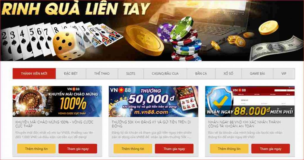 Chơi game đánh bài miễn phí cùng nhà cái đẳng cấp VN888